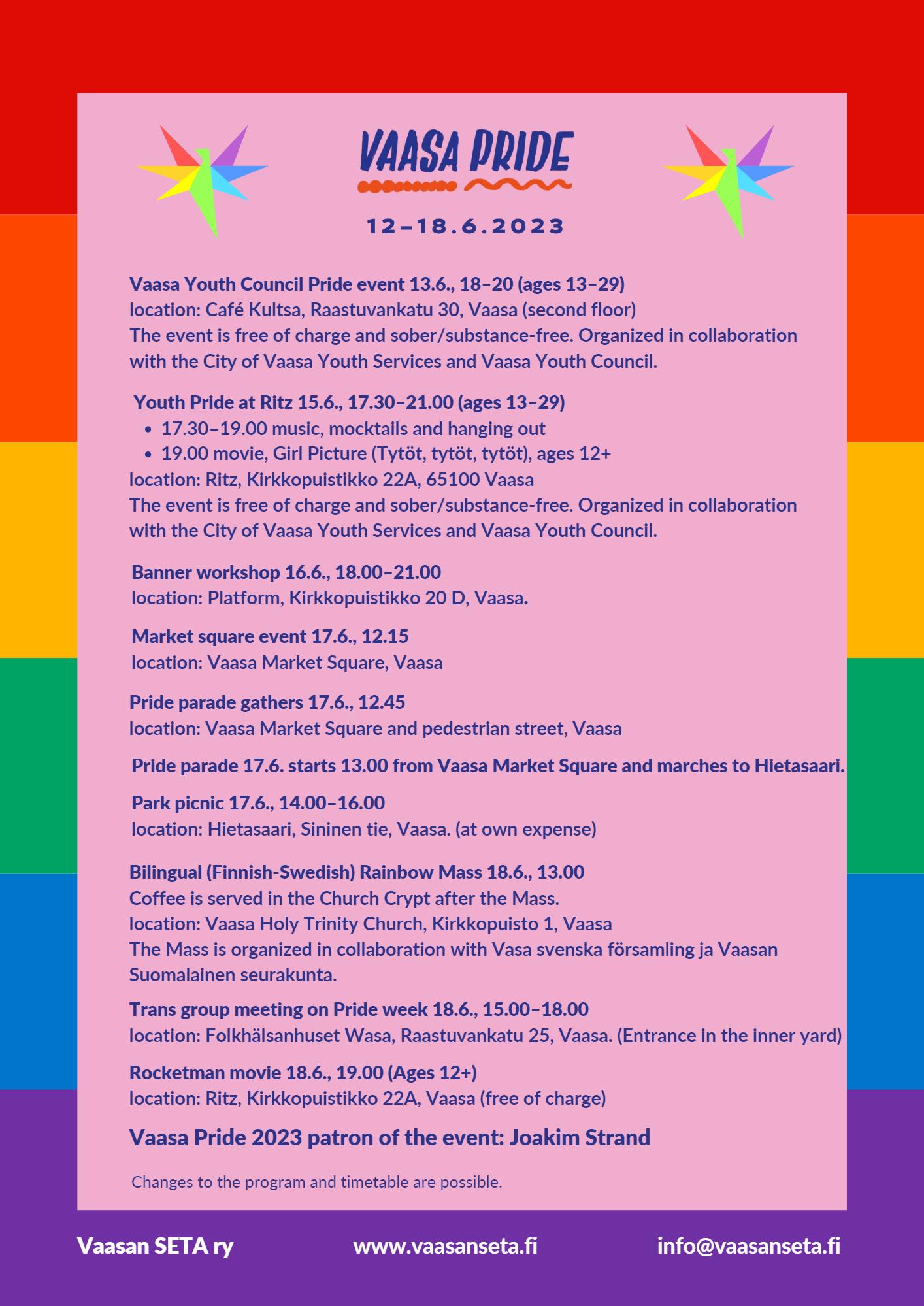 Home – Vaasan Seta ry